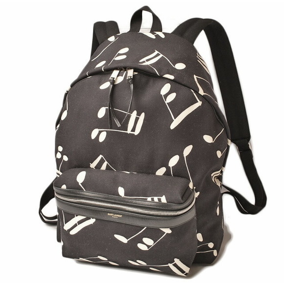Yves Saint Laurent | Bags | Saint Laurent Backpack Musical Note Black ...